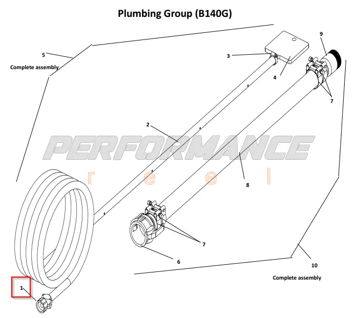 Kifco Repair Part Number 50400430 – Performance Reel