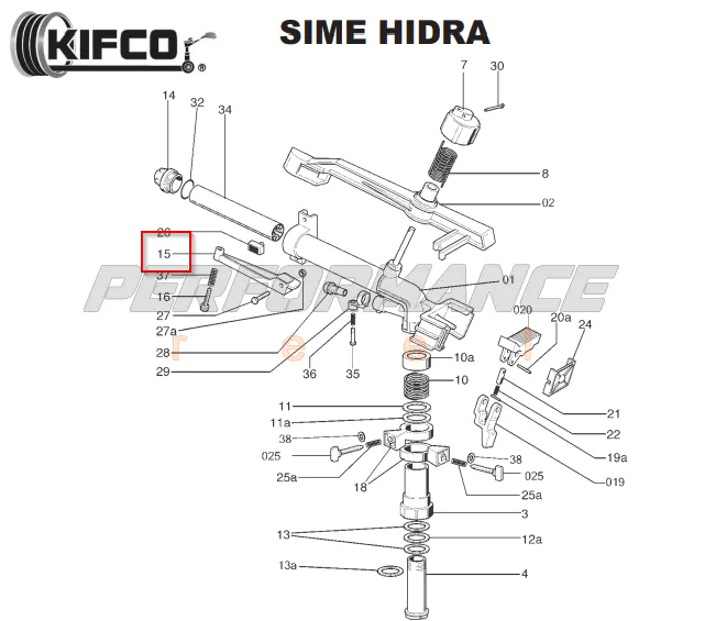 Kifco Repair Part 07530374 – Performance Reel