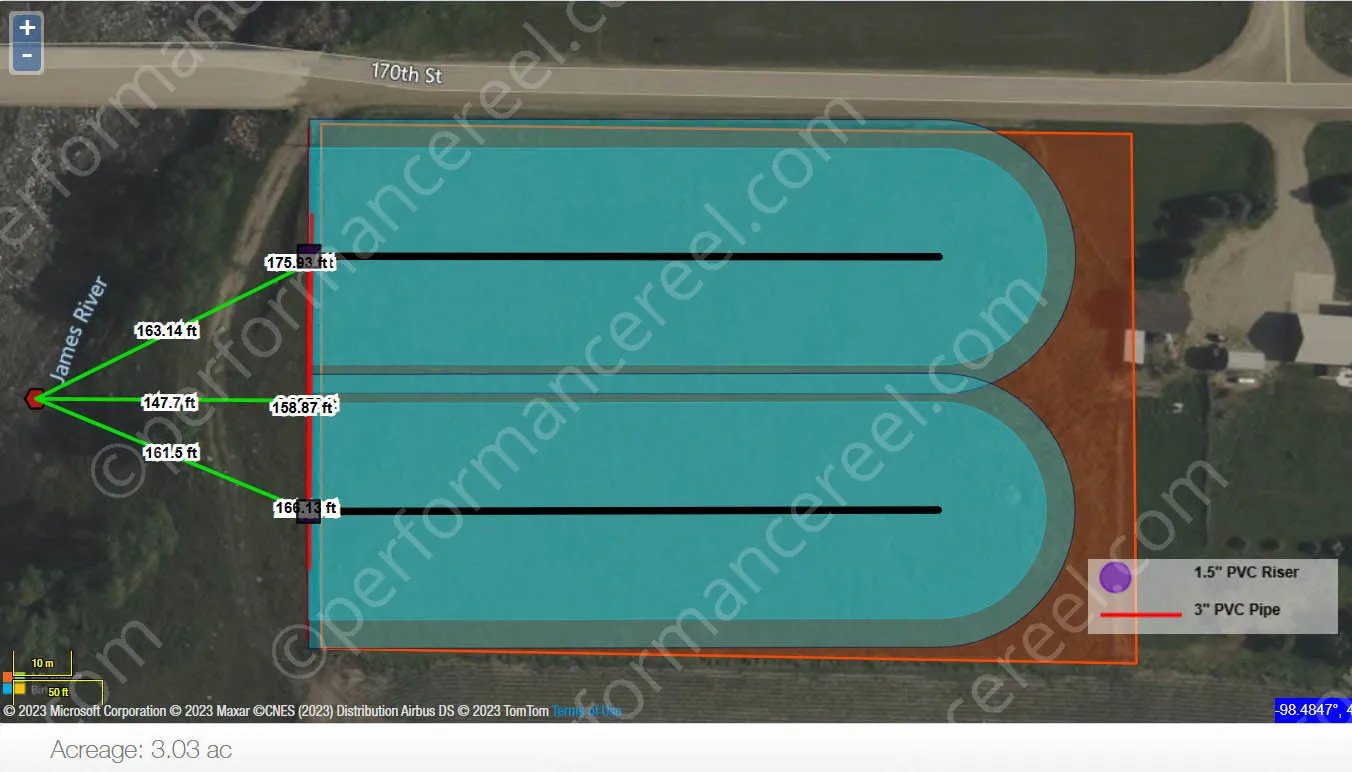 Kifco B140 Water Reel Traveler 1.4" ID x 350' Length – Performance Reel